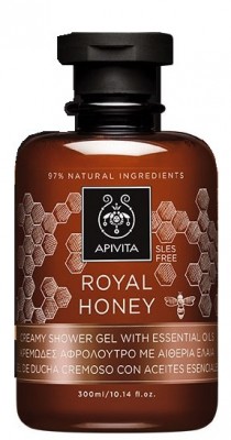APIVITA ROYAL HONEY ΑΦΡΟΛΟΥΤΡΟ ΜΕ ΑΙΘΕΡΙΑ ΕΛΑΙΑ "ΝΕΟ" 300ml ...