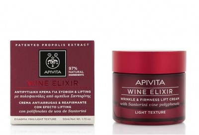 APIVITA WINE ELIXIR ΚΡΕΜΑ ΗΜΕΡΑΣ ΓΙΑ ΣΥΣΦΙΞΗ & LIFTING ΕΛΑΦΡΙΑ ΥΦΗ 50ml ...