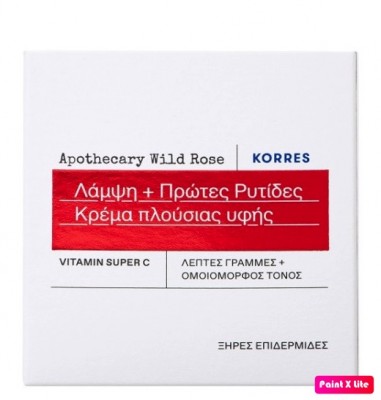 KORRES ΑΓΡΙΟ ΤΡΙΑΝΤΑΦΥΛΛΟ ΚΡΕΜΑ ΗΜΕΡΑΣ VIT SUPER C ΓΙΑ ΞΗΡΟ ΔΕΡΜΑ 40ml ...