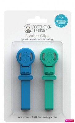 MATCHSTICK MONKEY ΑΝΤΙΜΙΚΡΟΒΙΑΚΑ ΚΛΙΠ ΠΙΠΙΛΑΣ ΣΙΛΙΚΟΝΗΣ ΜΠΛΕ/ΠΡΑΣΙΝΟ ...