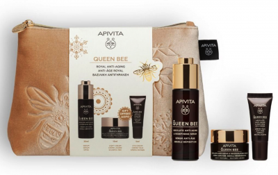 APIVITA XMAS 2025 QUEEN BEE SET SERUM 30ml & FREE GIFTS - FACE & NECK ...