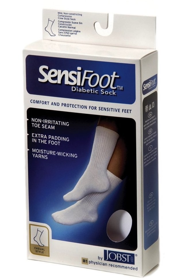 SENSIFOOT ΚΑΛΤΣΕΣ ΓΙΑ ΔΙΑΒΗΤΙΚΟΥΣ CREW BLACK MEDIUM no 41-42 1 ΖΕΥΓΟΣ ...