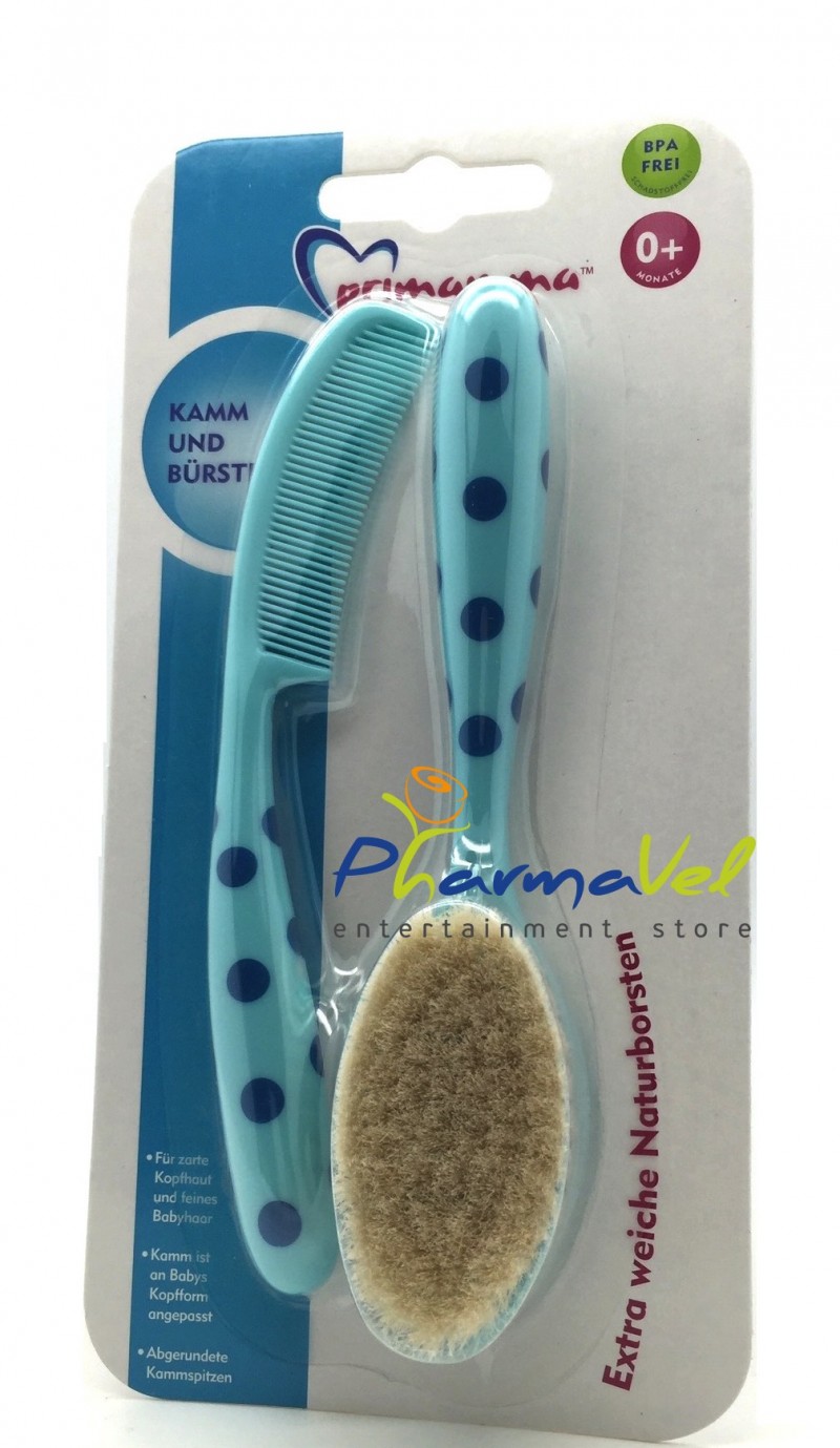 PRIMAMMA SET ΒΟΥΡΤΣΑ & ΧΤΕΝΑ 0m+ ΓΑΛΑΖΙΑ POLKA 303311 2ΤΜΧ - ΒΡΕΦΙΚΑ ...