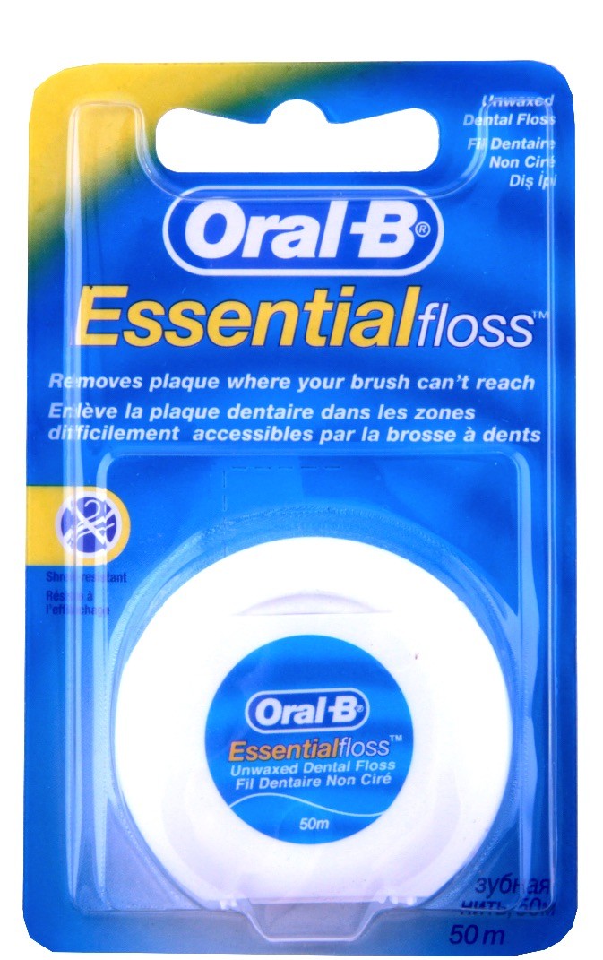 ORAL-B ESSENTIAL FLOSS ΑΚΗΡΩΤΟ 50m - ΟΔΟΝΤΙΚΟ ΝΗΜΑ & ΜΕΣΟΔΟΝΤΙΑ - Pharmavel