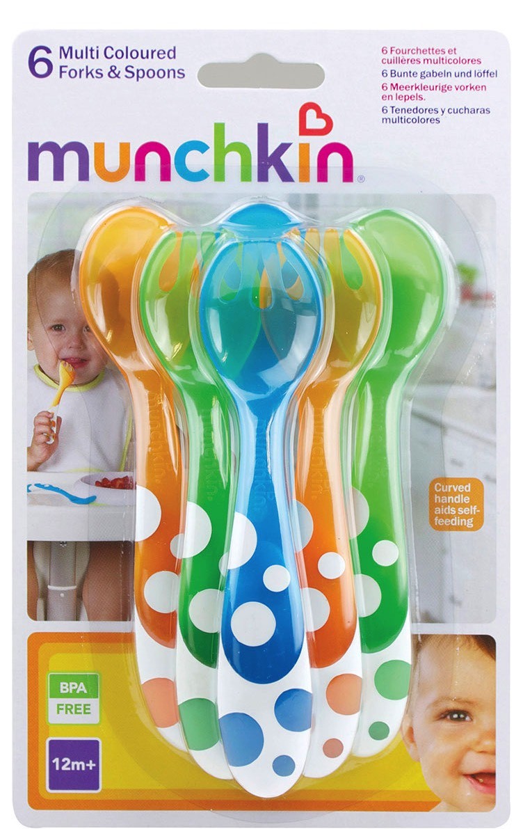 MUNCHKIN MULTICOLOURED ΚΟΥΤΑΛΙΑ & ΠΙΡΟΥΝΙΑ 11454 12m+ 6ΤΜΧ - ΒΡΕΦΙΚΑ ...