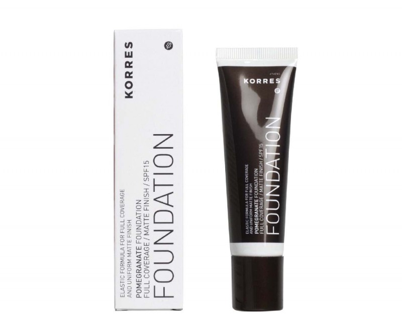 KORRES ΡΟΔΙ FOUNDATION MATTE PF4 SPF15 30ml - ΥΓΡΟ MAKEUP - Pharmavel